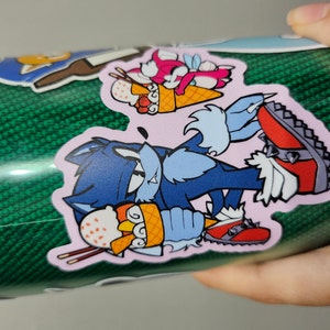 Chibi Sonic & Shadow 3 In. Vinyl Stickers - Etsy