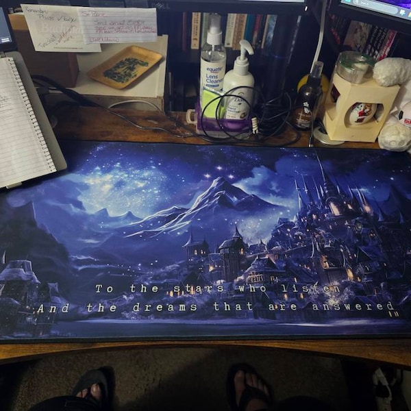 Velaris Desk Mat Acotar Mouse Pad Custom Deskmat, Night Court, City of ...