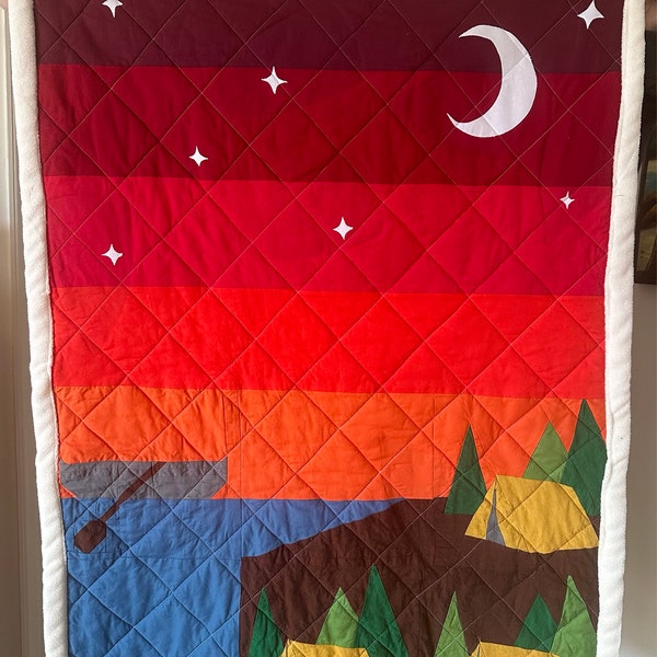 Camping Tent Paper Pieced Quilt Block Pattern PDF - Etsy