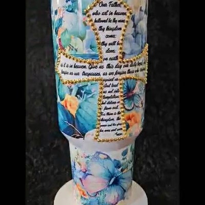 20oz Faith Hope Love Skinny Tumbler Sublimation Png, Sunflower ...