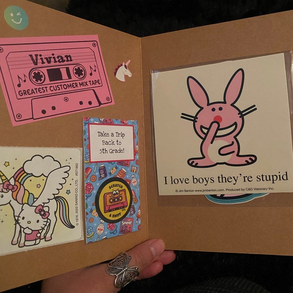 Vintage 1980s 1990s 2000s Stickers: Jim Benton's It's Happy Bunny Die ...