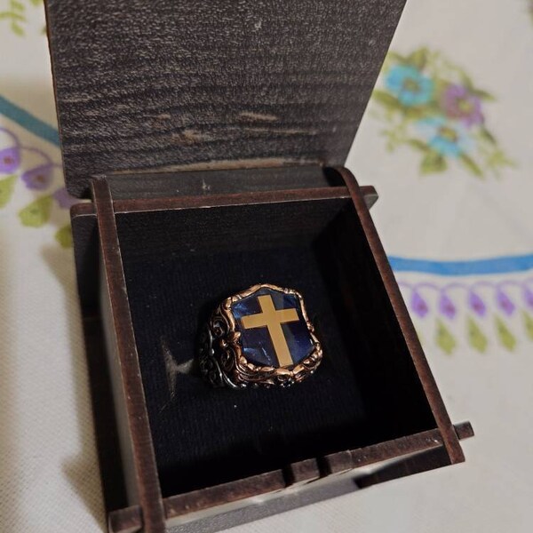 Unique Mens Sigil of Lucifer Ring, Occult Baphomet Jewelry, Satanic ...