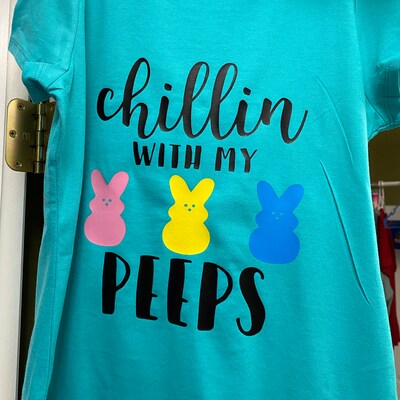 Chillin With My Peeps SVG, Chilling, Easter, Cut File, Easter SVG PNG ...