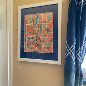 Custom Campus Map Personalized College Grad Gift Graduation | Etsy