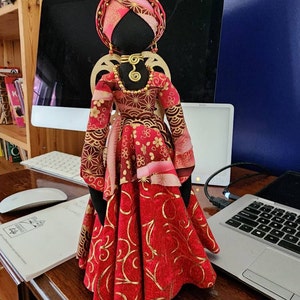 New African American Handmade Angel for Tree Top, Black Christmas Angel ...