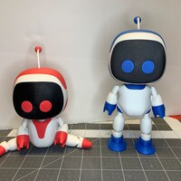 Astro's Playroom Inspired 3D Print Articulated Robot Astrobot ...