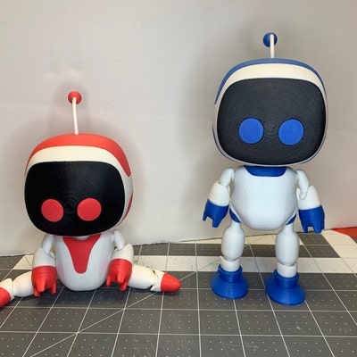 Astro's Playroom Inspired 3D Print Articulated Robot Astrobot ...