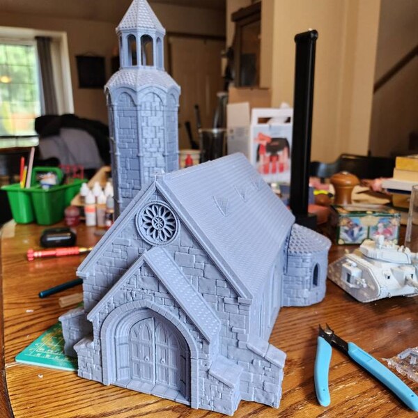 Church Dnd Miniature Terrain for Dungeons and Dragons, D&D, D and D ...