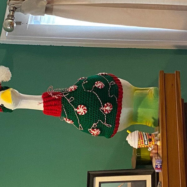 Porch Goose Peppermint Sweater - Etsy