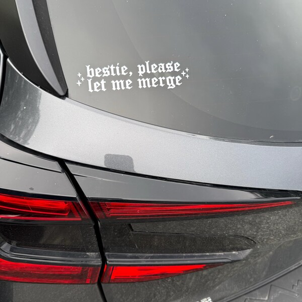 Getaway Car Decal, Mirror Decal, Funny Car Decals for Women, Trendy ...
