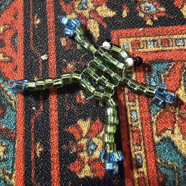 Beaded 2d Frog Pattern / Tutorial / Kids /begginer/ Step by Step / With Pictures / With Scheme ...