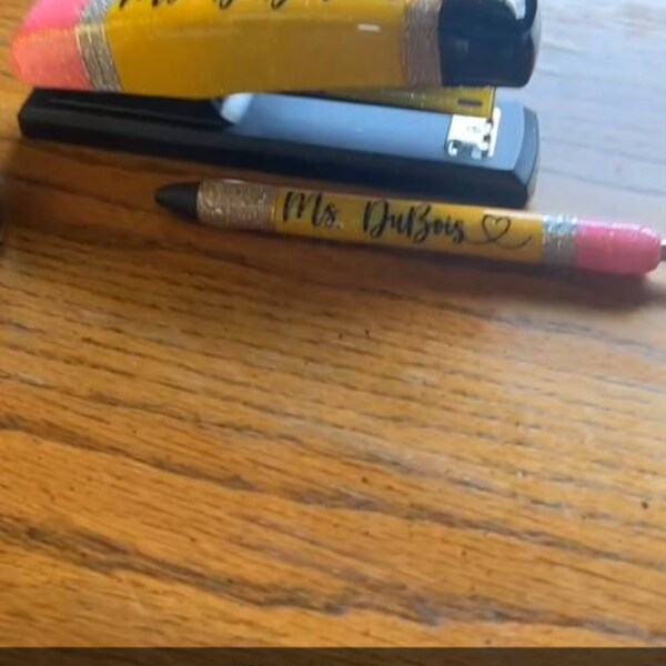 Custom Superhero Stapler and Pen - Etsy