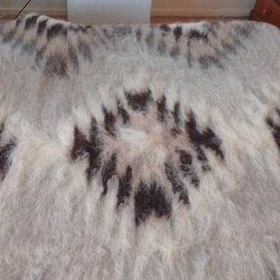 Ukrainian Blanket Rustic Blanket Wool Throw Blanket Lizhnyk Cozy ...