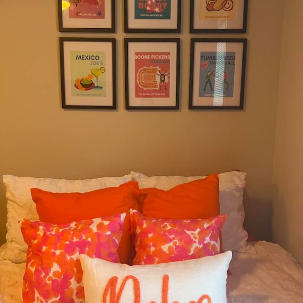 Custom Zip Code Pillow Cover, Punch Needle Pillow, Personalized Pillows ...