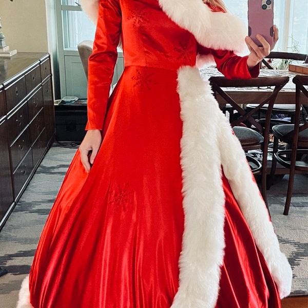 Judy Red Dress White Christmas Costume - Etsy