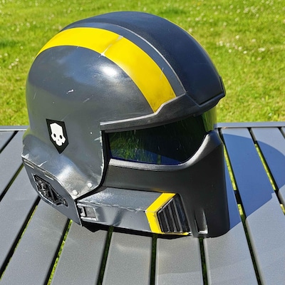 Helldivers 2 Light Gunner Helmet Cosplay 3D Print 3D Printed Helmet ...