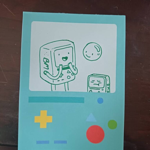 Handmade BMO Memo Pad - Etsy