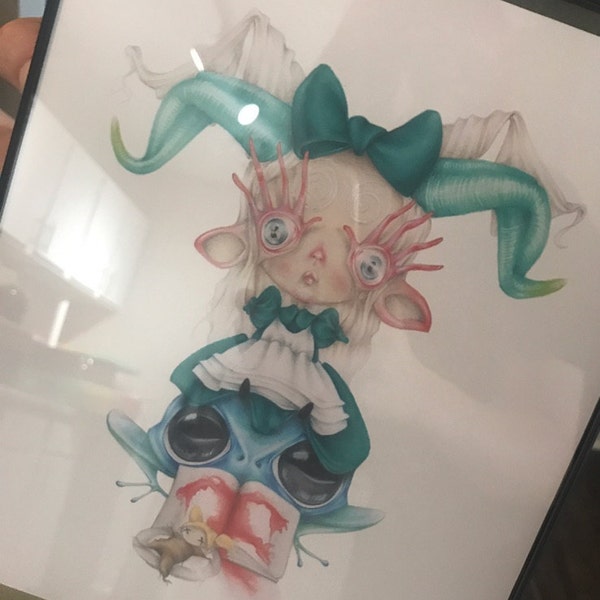 Isa Onna - Art Print - Mermaid Pop Surrealism Yokaï Japan Pirate Skull ...