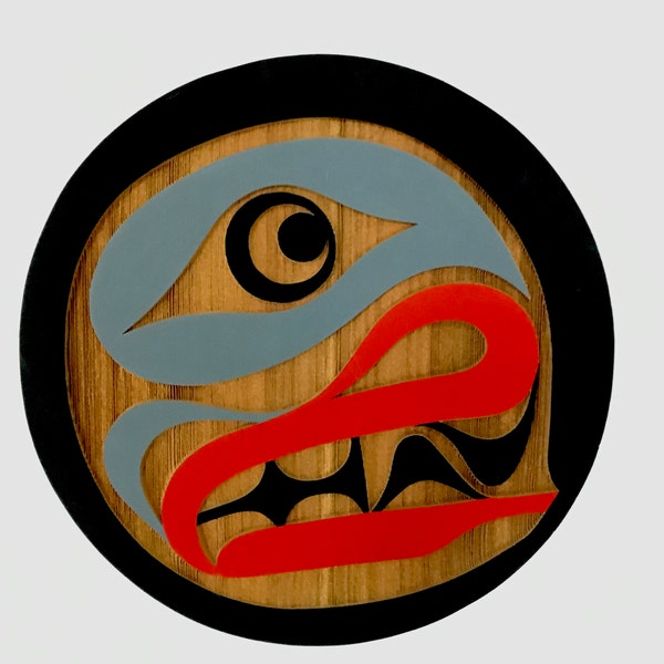 First Nations Eagle Design wrap Ring 14k Gold and Sterling by Joe ...