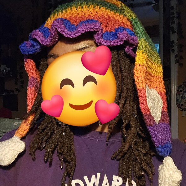 Jester Hat - Crochet Jester Hat - Jester Beanie - Inspired by ...