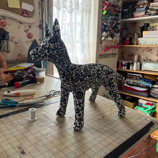 L Size Dog Mannequin PDF Pattern With Sewing Tutorial - DIY Realistic ...