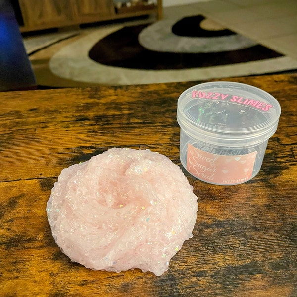 Sweet Sugar Scrub Crunchy Slime - Pink Sugar Scent - Etsy
