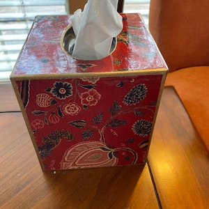 Italian Florentine Tissue Box Cover | Etsy