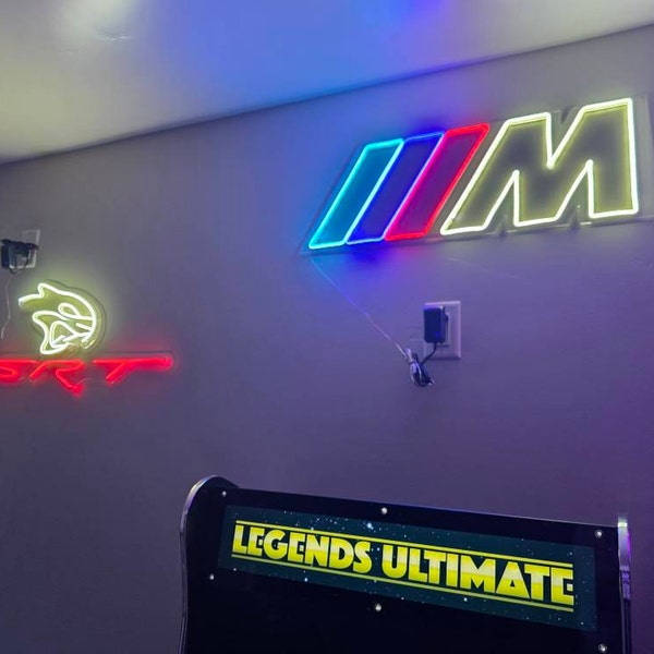 Amg Car Neon Sign / Neon Sign / Logo Neon Sign / Neon Sign Bedroom ...