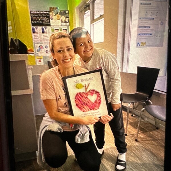 Crayon Apple Teacher Gift, Framed Crayon Personalized Apple, Heart ...