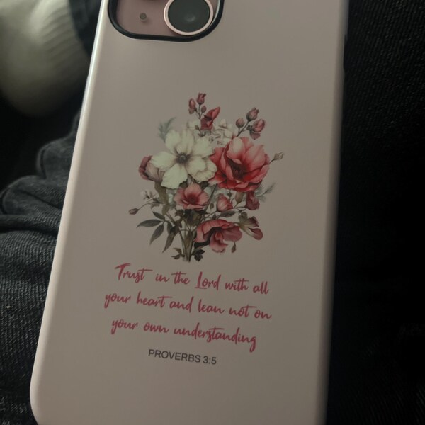 Bible Verse Phone Case, Christian Floral Phone Case, I Can Do All ...