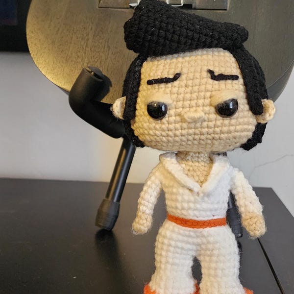 AMIGURUMI PATTERN Elvis Presley Crochet Inspired | Gift for Music ...