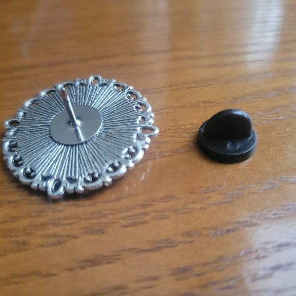 Simple Silver Nurse Pin Pinning Ceremony Natural Outdoors Nursing ...