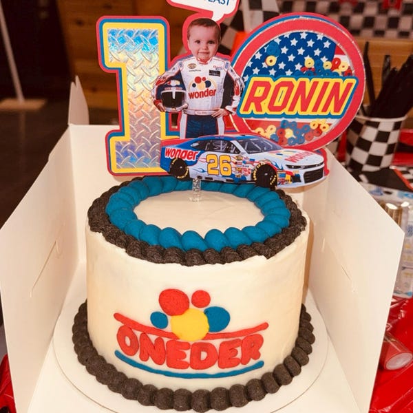 Talladega Nights: the Ballad of Ricky Bobby Custom Cake Topper Shaker ...