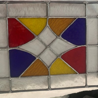 WISSMACH ENGLISH MUFFLE Stained Glass Pack Set/8 Assorted Colors 8x10 ...