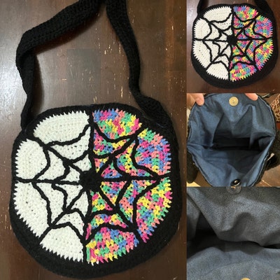 Sally's Patchwork Bag Crochet Bag Pattern NBC Inspired Jack and Sally ...