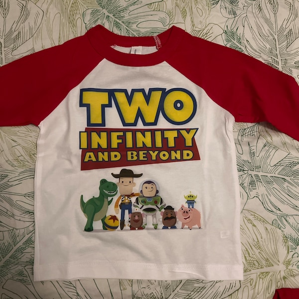 Two Infinity Birthday Shirt, 2nd Birthday Shirt, Lightyear Shirt, Toy ...