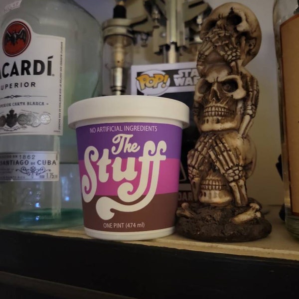 The Stuff Pint Container Movie Prop Dessert Horror 1985 VHS - Etsy