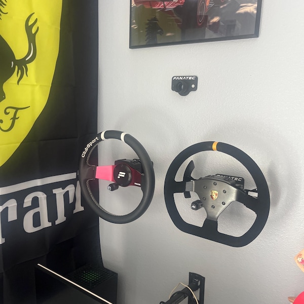 Fanatec QR1 Steering Wheel Wall or Aluminum Profile Mount | Quick ...