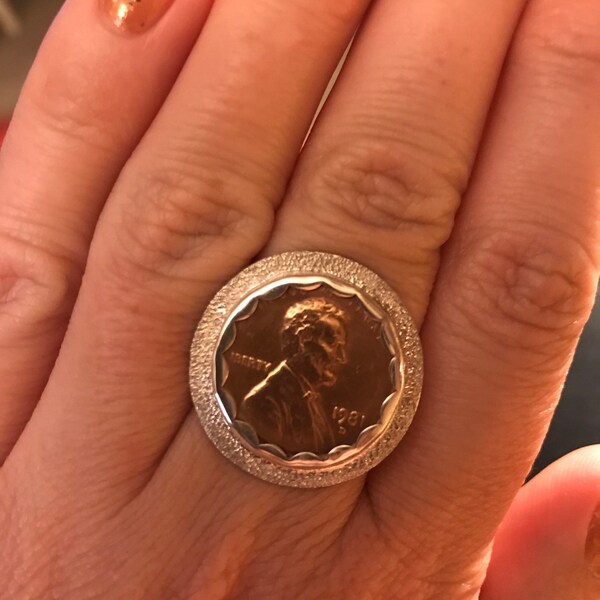 Penny Ring - Etsy