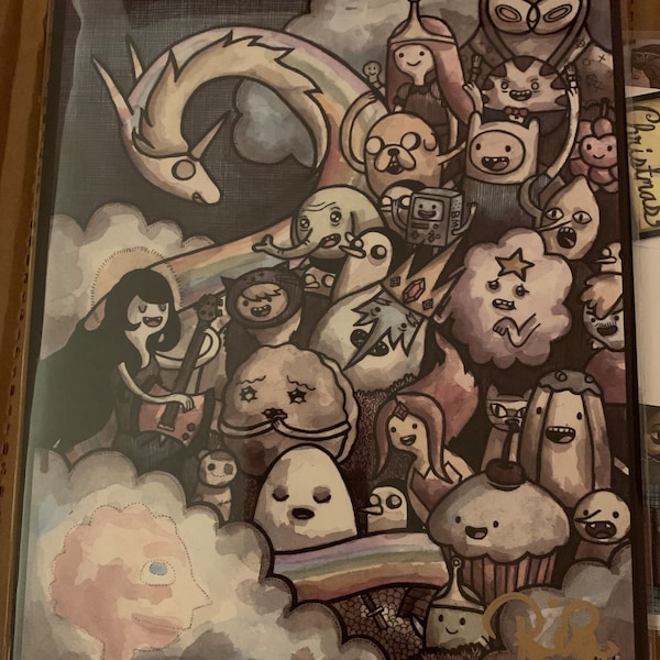 Adventure Time 8x10 Signed Print - Etsy