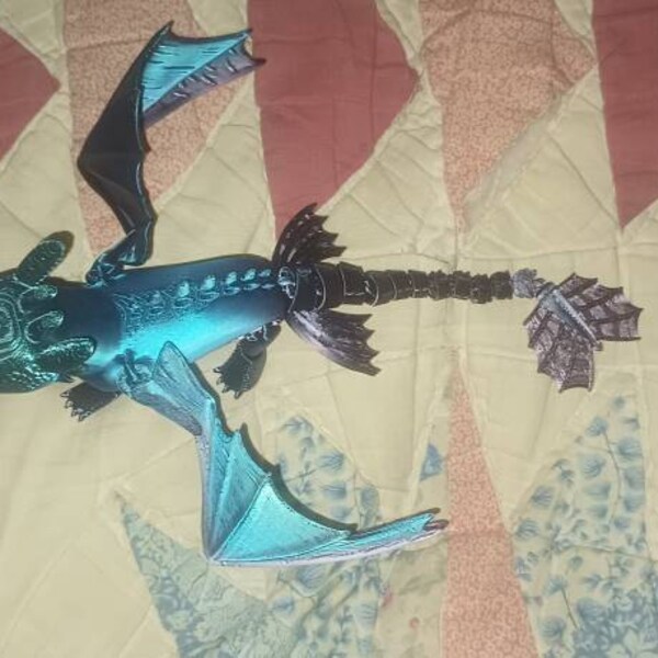 Toothless Baby 3D Dragon Articulated Fidget Toy Decoration - Etsy