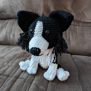 Staffordshire Bull Terrier Dog Amigurumi Crochet Pattern - Etsy