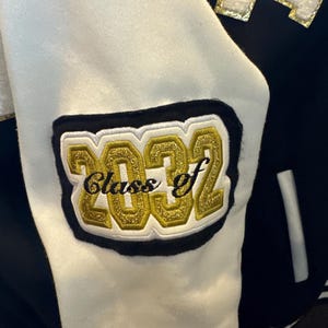 Personalized Football Letterman Jacket Patch Football Jacket Patch ...