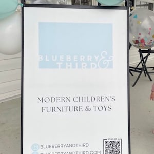 Bounce House Rules, Sidewalk Sign, A-frame Business Sign, Business Menu ...