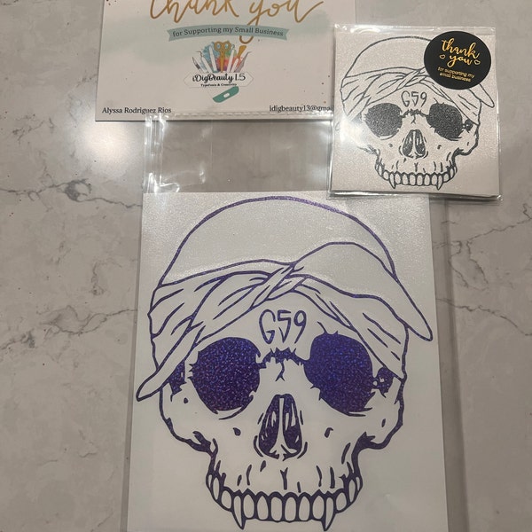 Skull G59 Decal | Suicide Boys Decal | Skull | G 59 | CUSTOM SIZES - Etsy