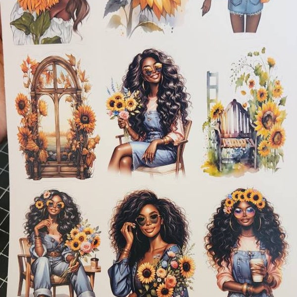 Chicka Chibi Divas II Stickers - Etsy