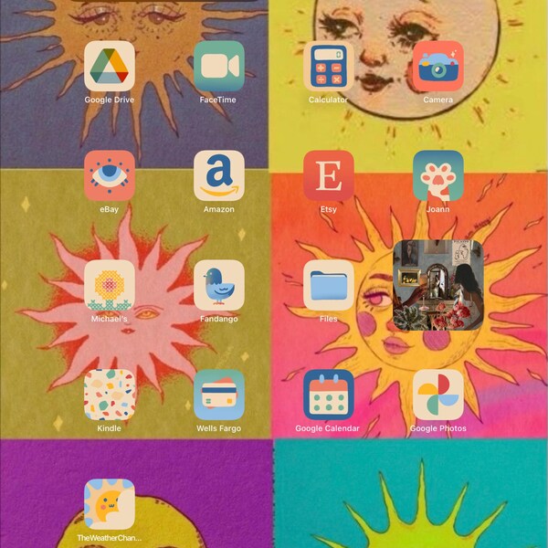 Fall Aesthetic Ios & Android App Icon Pack | 100 Hand Drawn App Icons ...