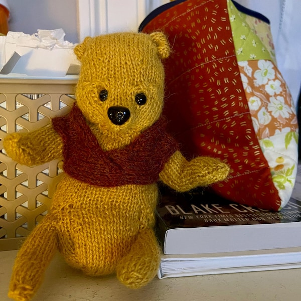 POOH BEAR DOLL - English Knitting Pattern - Etsy UK