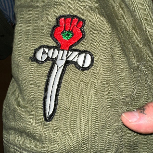 Fist of Gonzo Hunter S Thompson Fear and Loathing Iron on Patch - Etsy