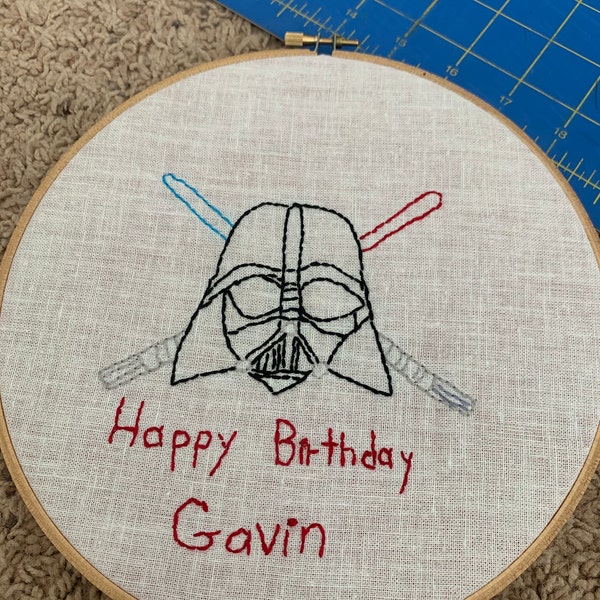 Vader Hand Embroidery Pattern, Darth Vader, Star Wars, PDF - Etsy